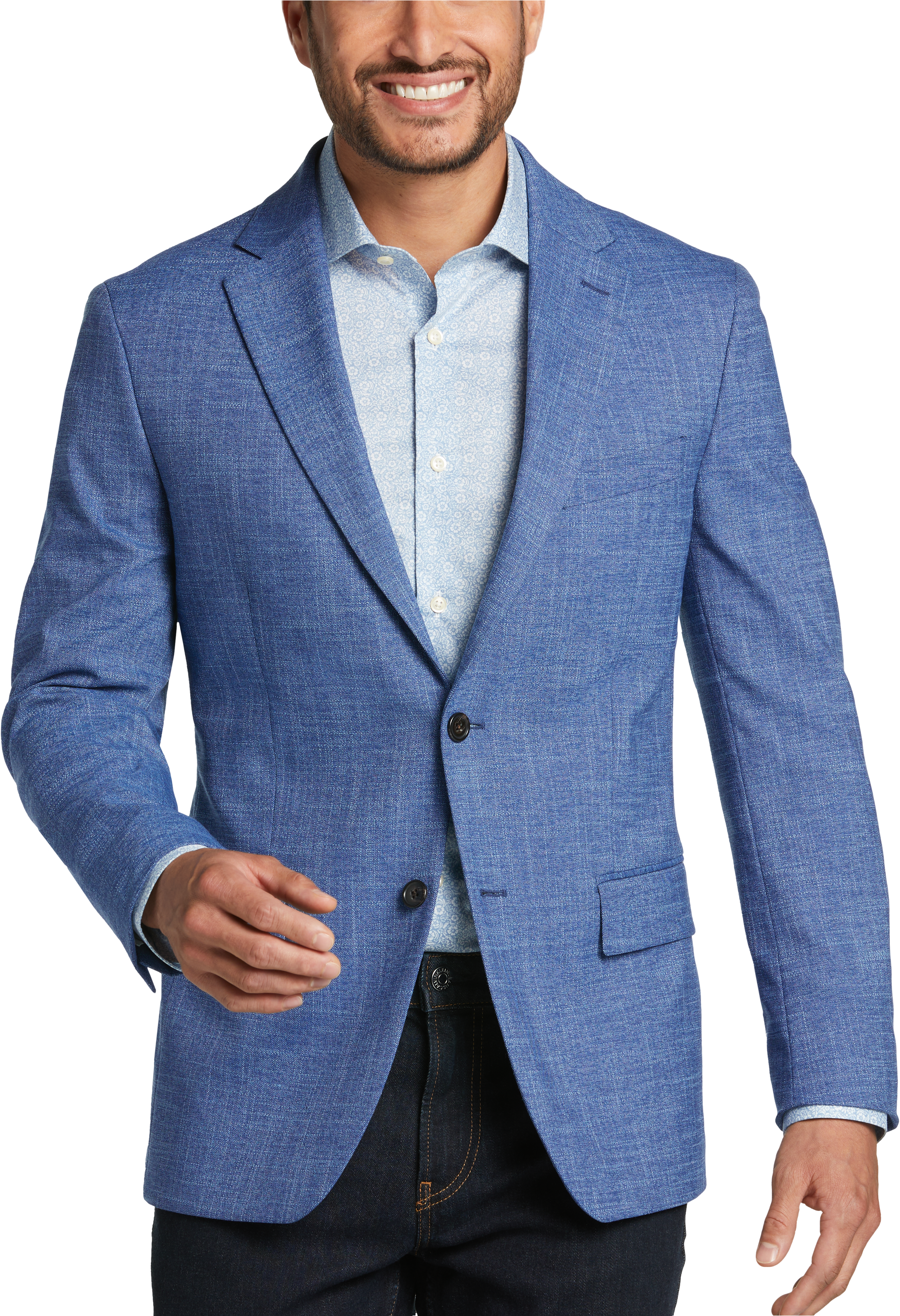 Lauren By Ralph Lauren Classic Fit Sport Coat, Light Blue - Men's Sale ...