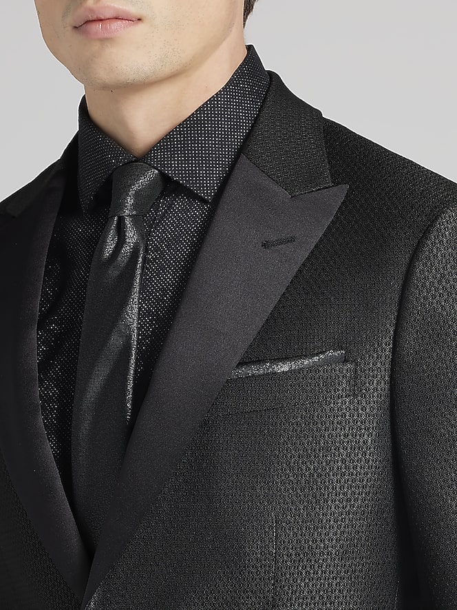 Egara Slim Fit Tic Dinner Jacket Dinner Jackets Mens Wearhouse