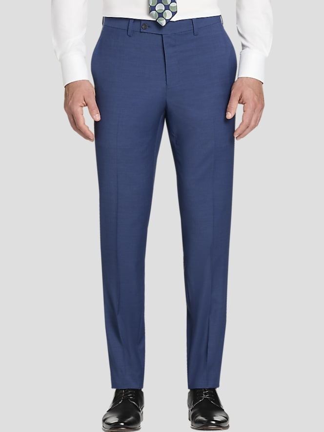 Awearness Kenneth Cole CHILLFLEX Slim Fit Premium Wool Blend Suit, Blue ...