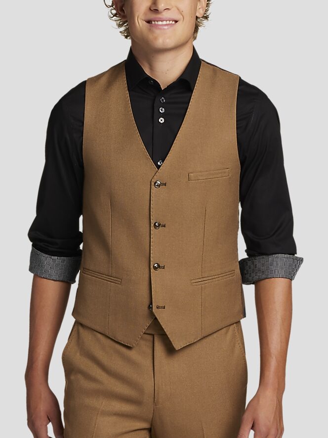 Paisley & Gray Slim Fit Solid Vest | Suit Separate Vests | Men's Wearhouse