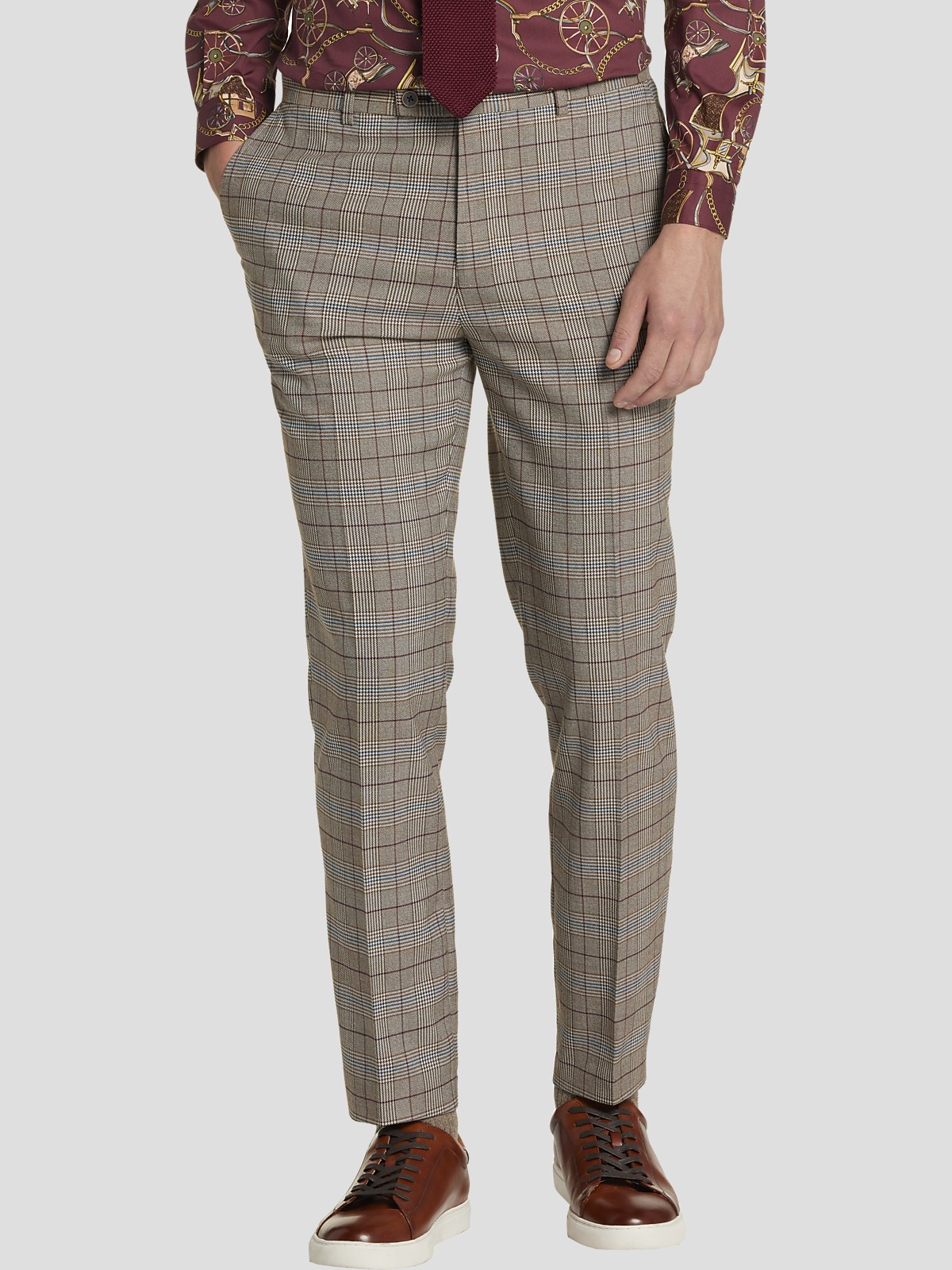 Paisley & Gray Slim Fit Suit Separates Check Pants | Suit Separate ...