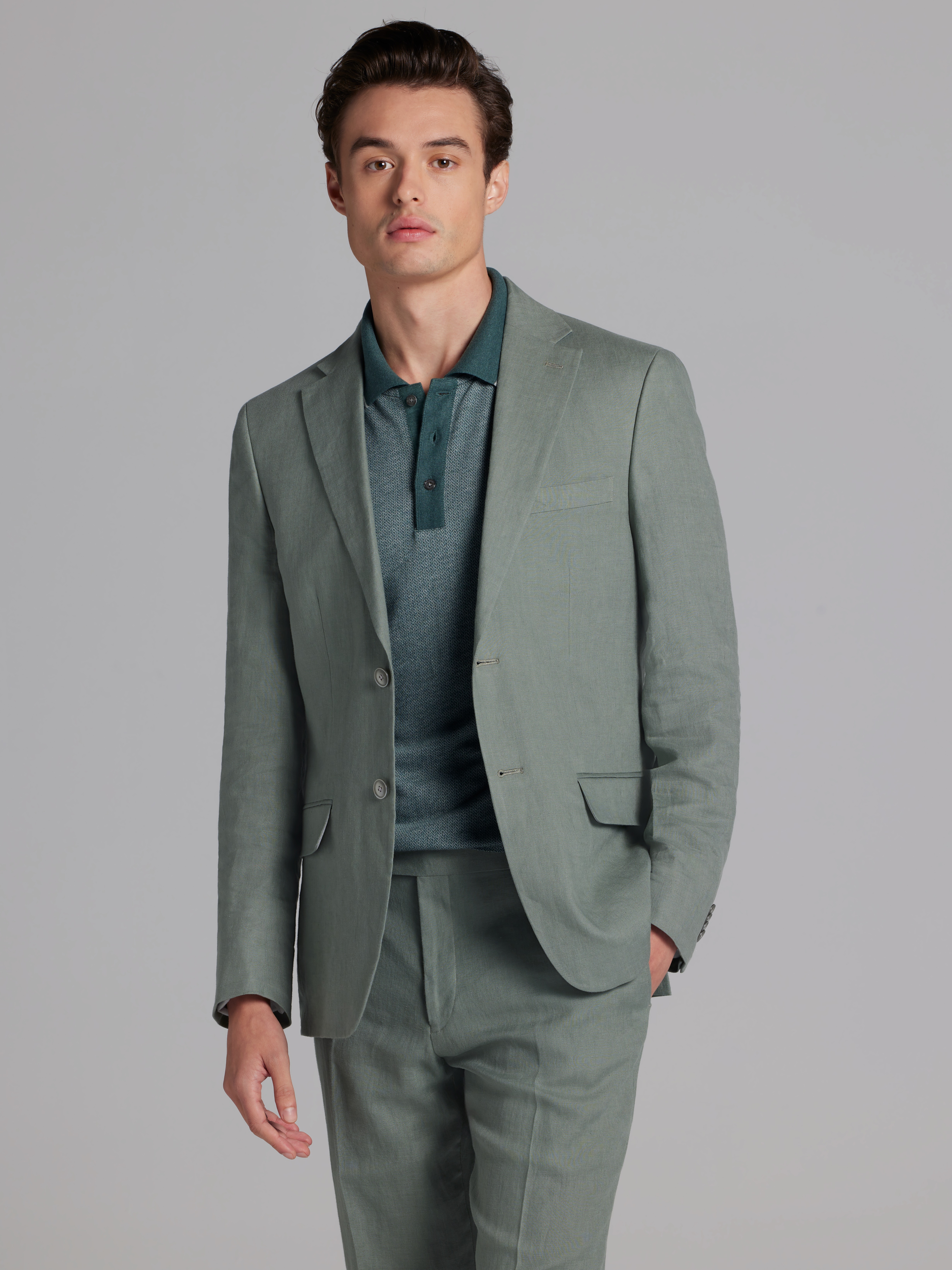 polyester suit summer