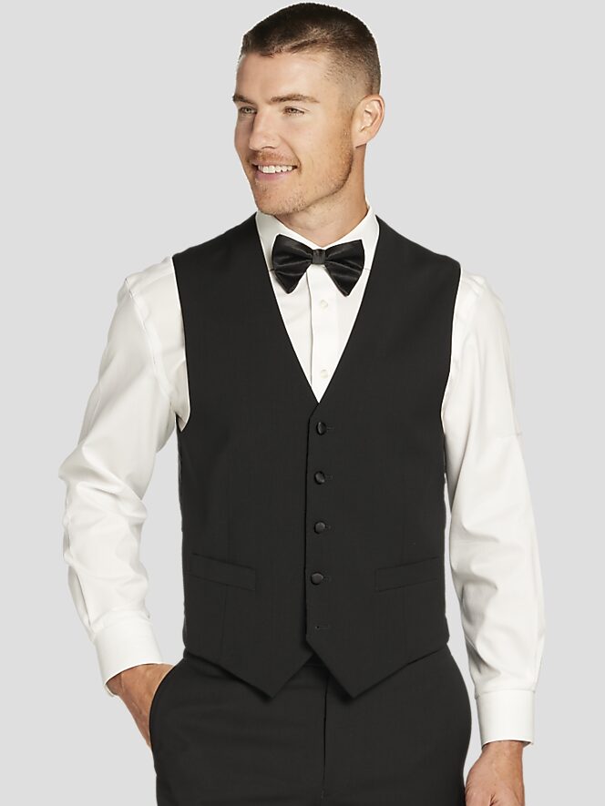Tommy Hilfiger Slim Fit Wool Blend Tuxedo Vest | Tuxedo Vests | Men's ...