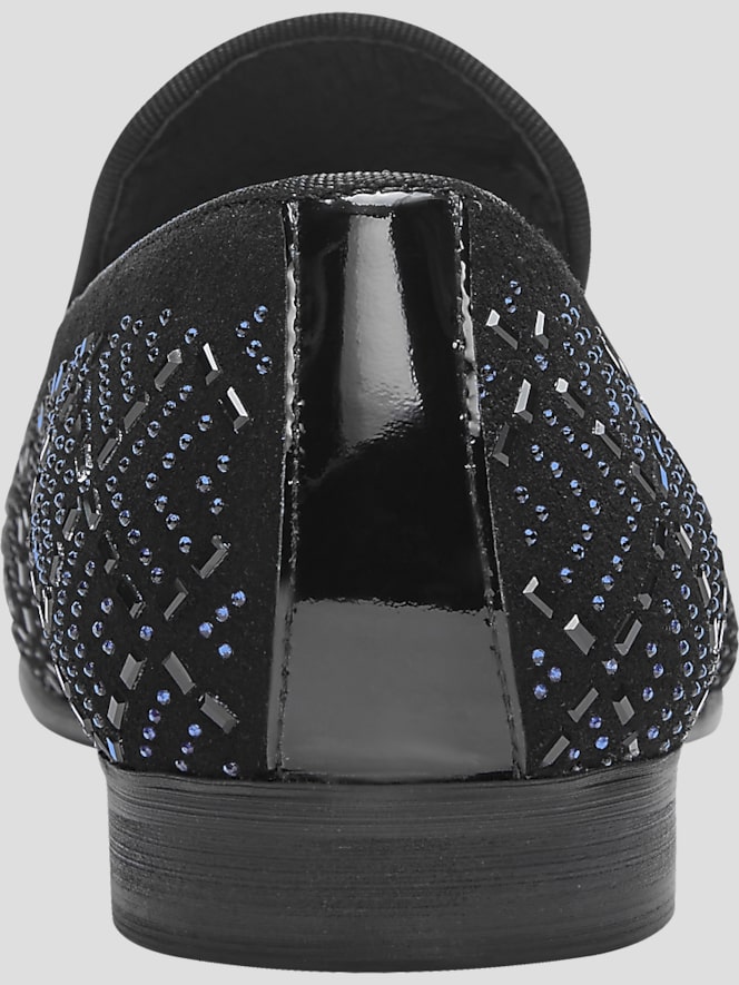 Moretti Shepard Velvet Beaded Smoking Shoes | Formal Shoes | Men's ...