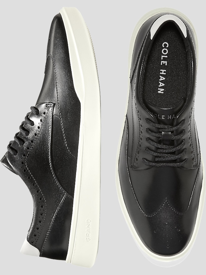 Black Lace Up Sneakers | Men's Wearhouse Black Lace Up Sneakers | Men's Wearhouse