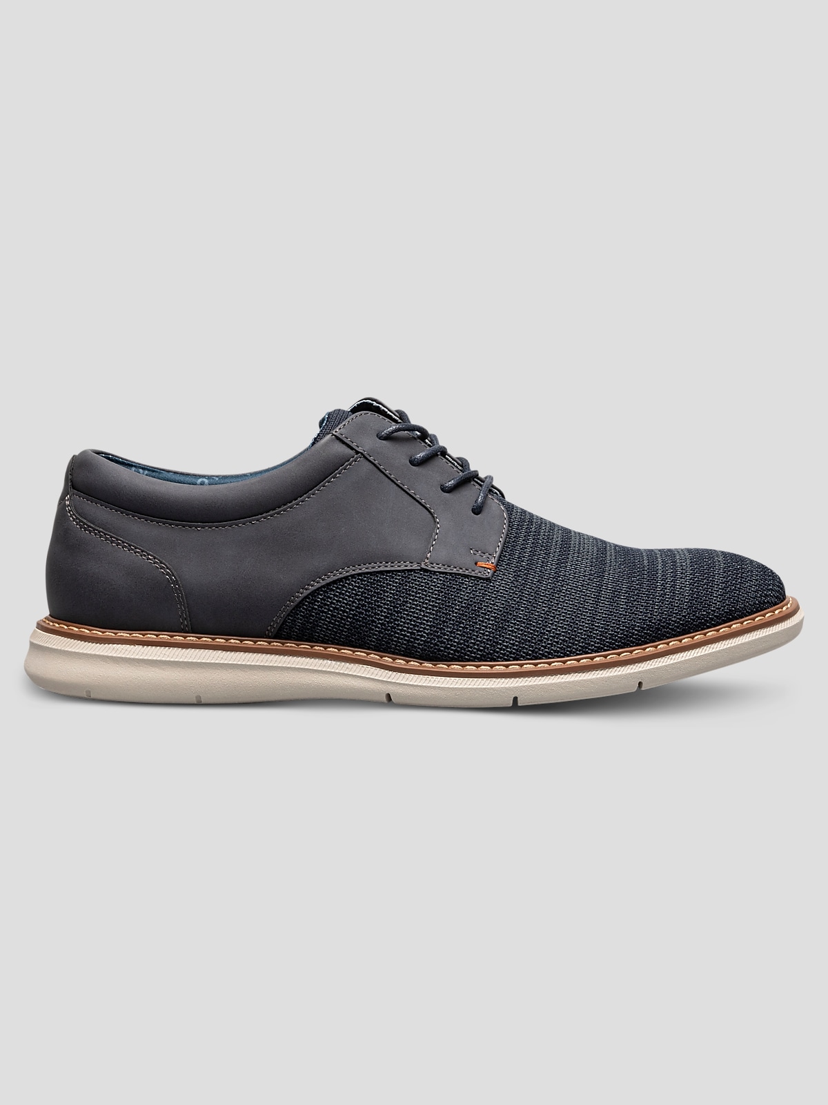 Nunn Bush Chase Knit Plain Toe Oxfords | Casual Shoes | Men's Wearhouse