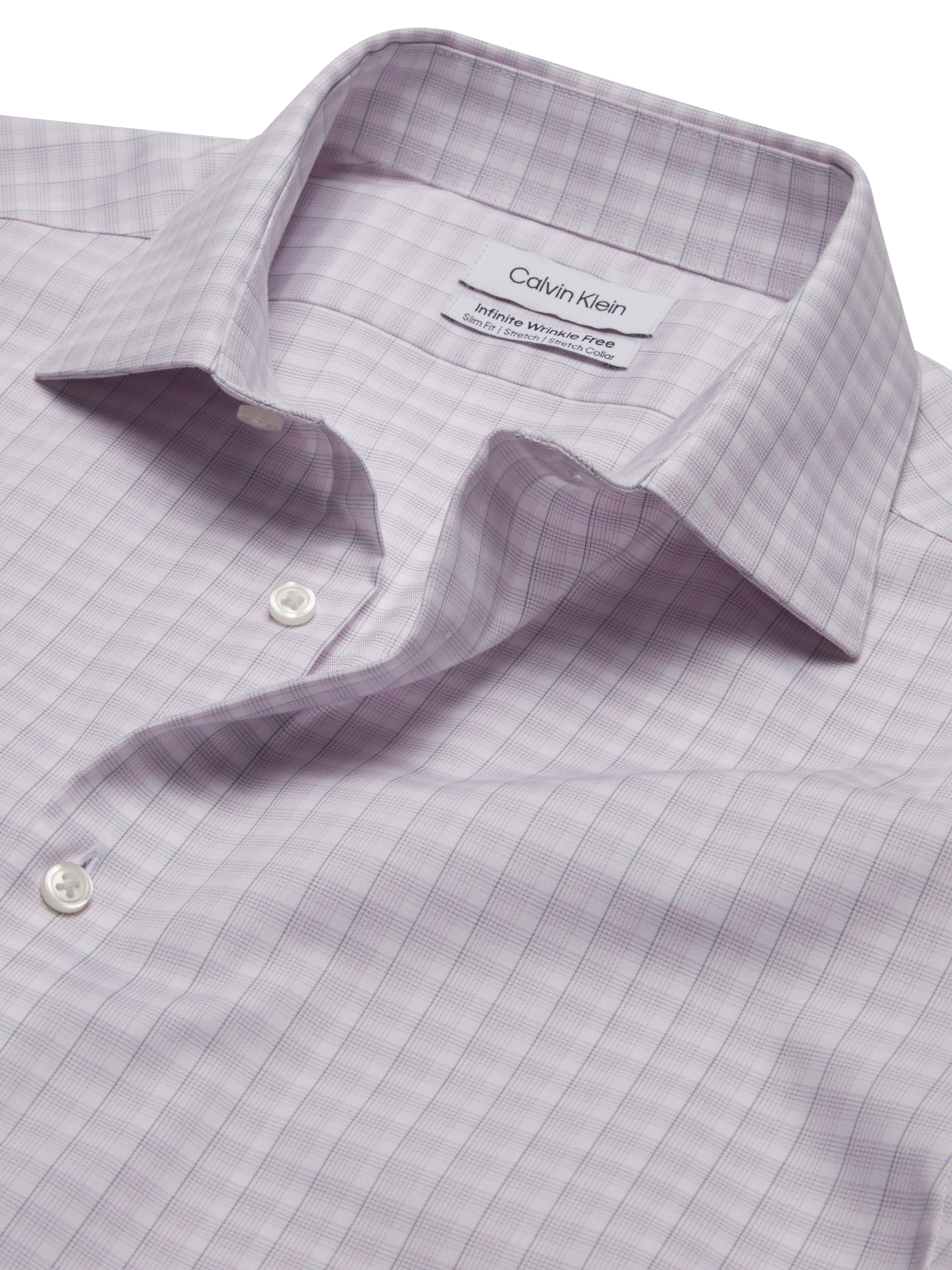 Calvin klein infinite non iron slim fit stretch collar store