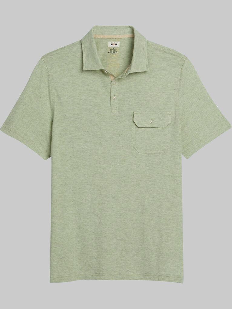 Joseph Abboud Modern Fit Cotton Modal Blend Polo All Sale Mens