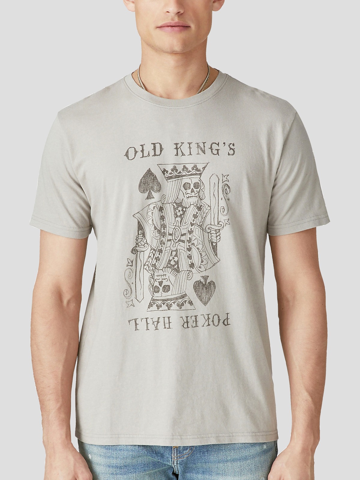 Lucky Brand Modern Fit King Card Graphic Tee | T-Shirts | Men's Wearhouse