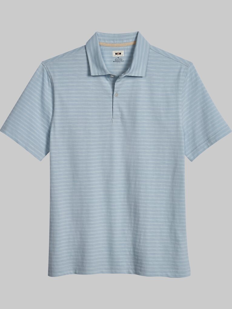 Joseph Abboud Modern Fit Slub Polo Polo Shirts Mens Wearhouse