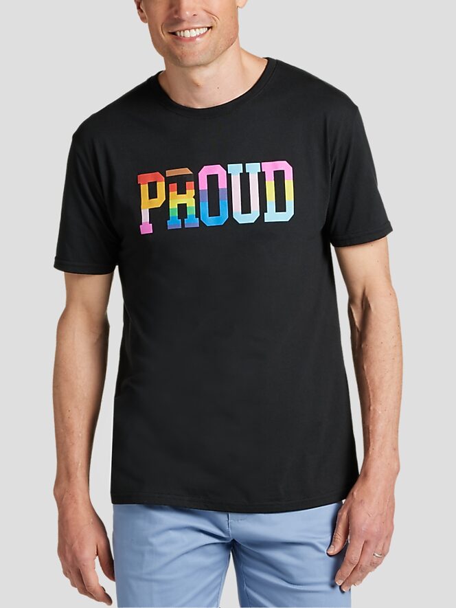 The Phluid Project Classic Fit Proud Graphic Crew | T-Shirts | Men's ...