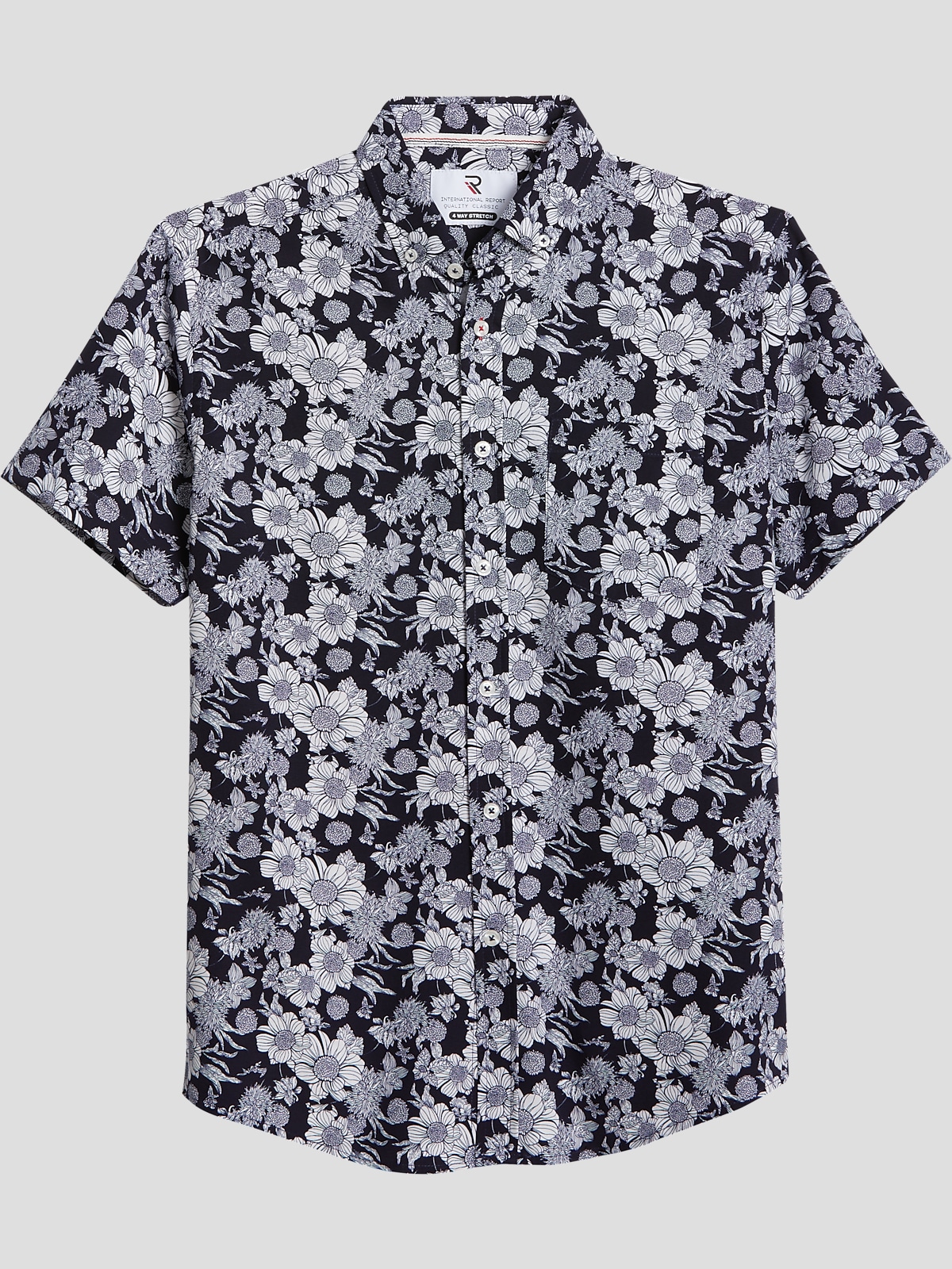 Report Collection Modern Fit Performance 4 Way Stretch Short Sleeve