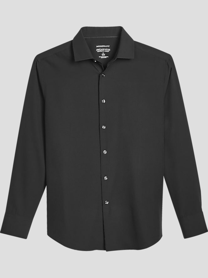 Awearness Kenneth Cole Modern Fit Performance 4-Way Stretch Button Up ...