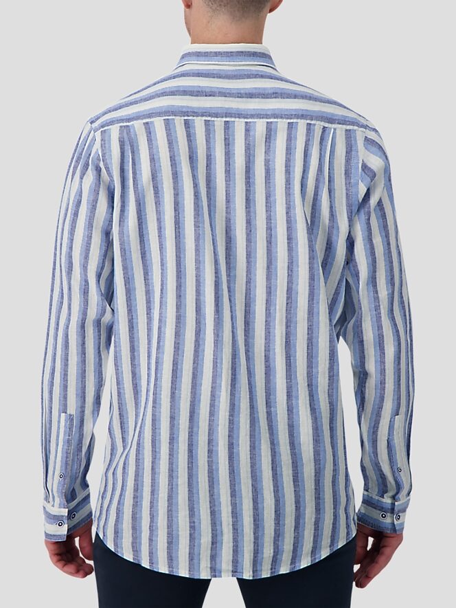 Report Collection Stripe Casual Button Up Shirt | Sport Shirts | Men's ...