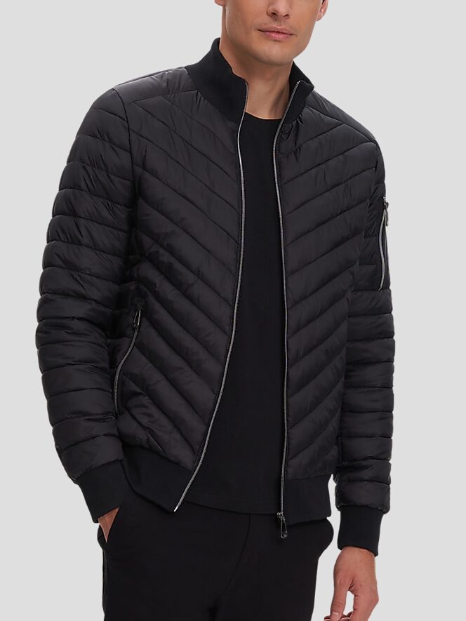 Noize Slim Fit Insulated Mock Neck Puffer Jacket | Casual Jackets | Men ...