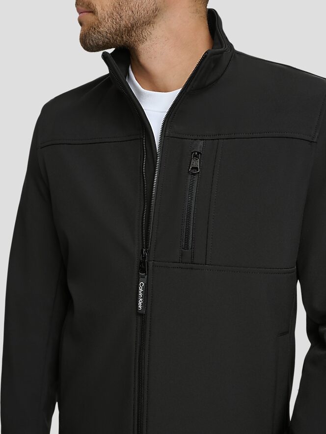 Calvin Klein Modern Fit Softshell Jacket | Casual Jackets | Men's Wearhouse