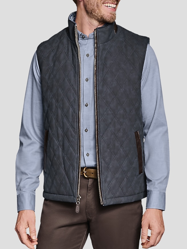 Mens Quilted Vests Mens Wearhouse