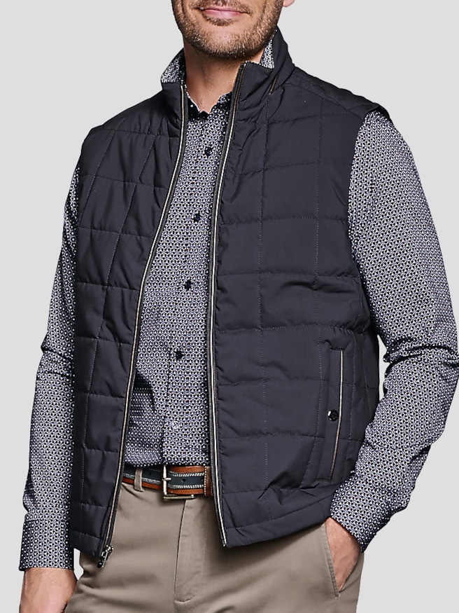 Mens Quilted Vests Mens Wearhouse