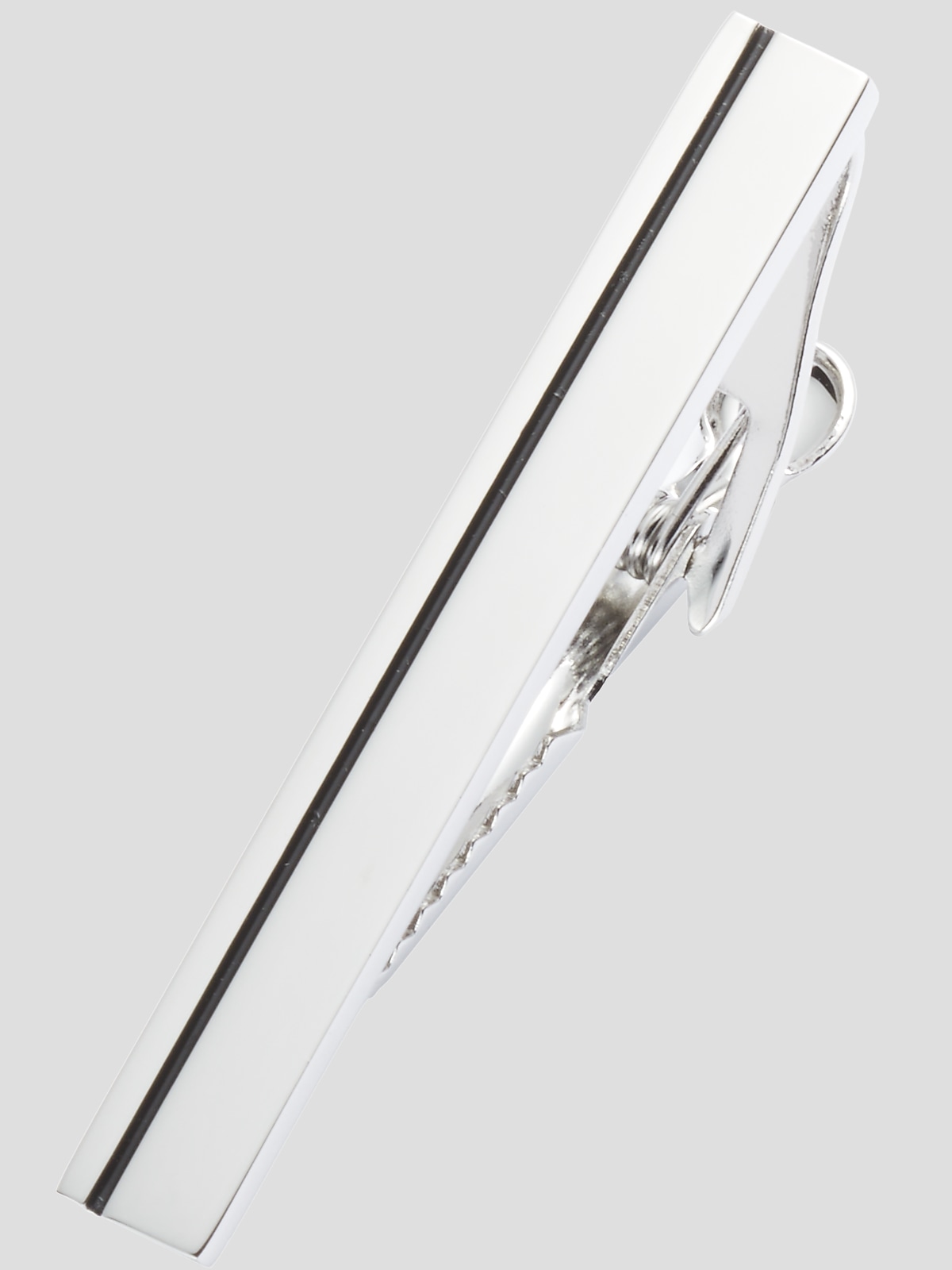 Pronto Uomo BLACK STRIPE TIE BAR | Tie Bars & Tie Chains | Men's Wearhouse