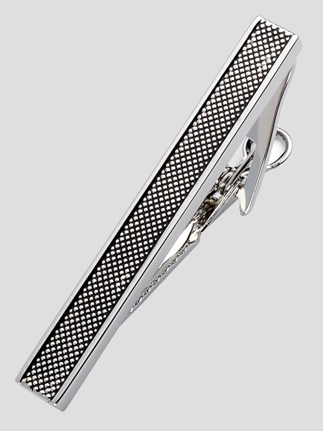 Pronto Uomo Textured Dots Tie Bar | Tie Bars & Tie Chains | Men's Wearhouse