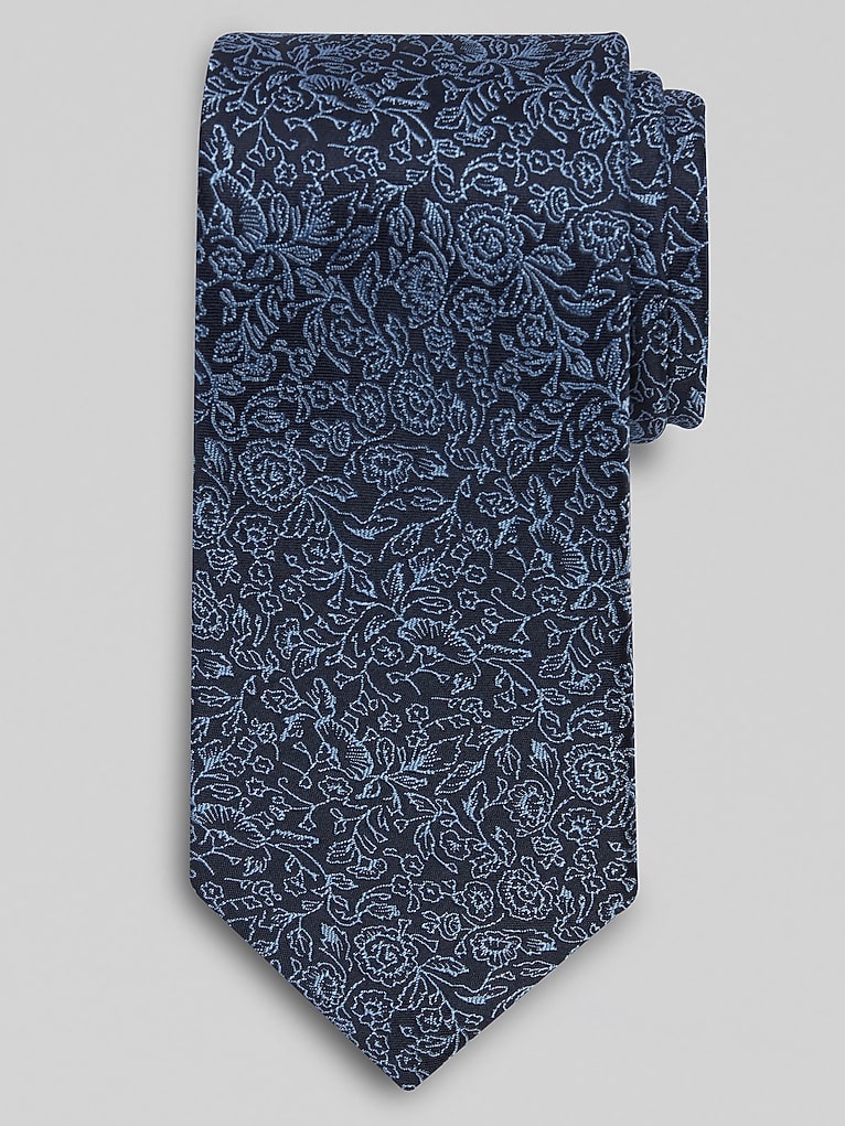 Joseph Abboud Narrow Ginkgo Leaves Tie | Ties | Men's Wearhouse