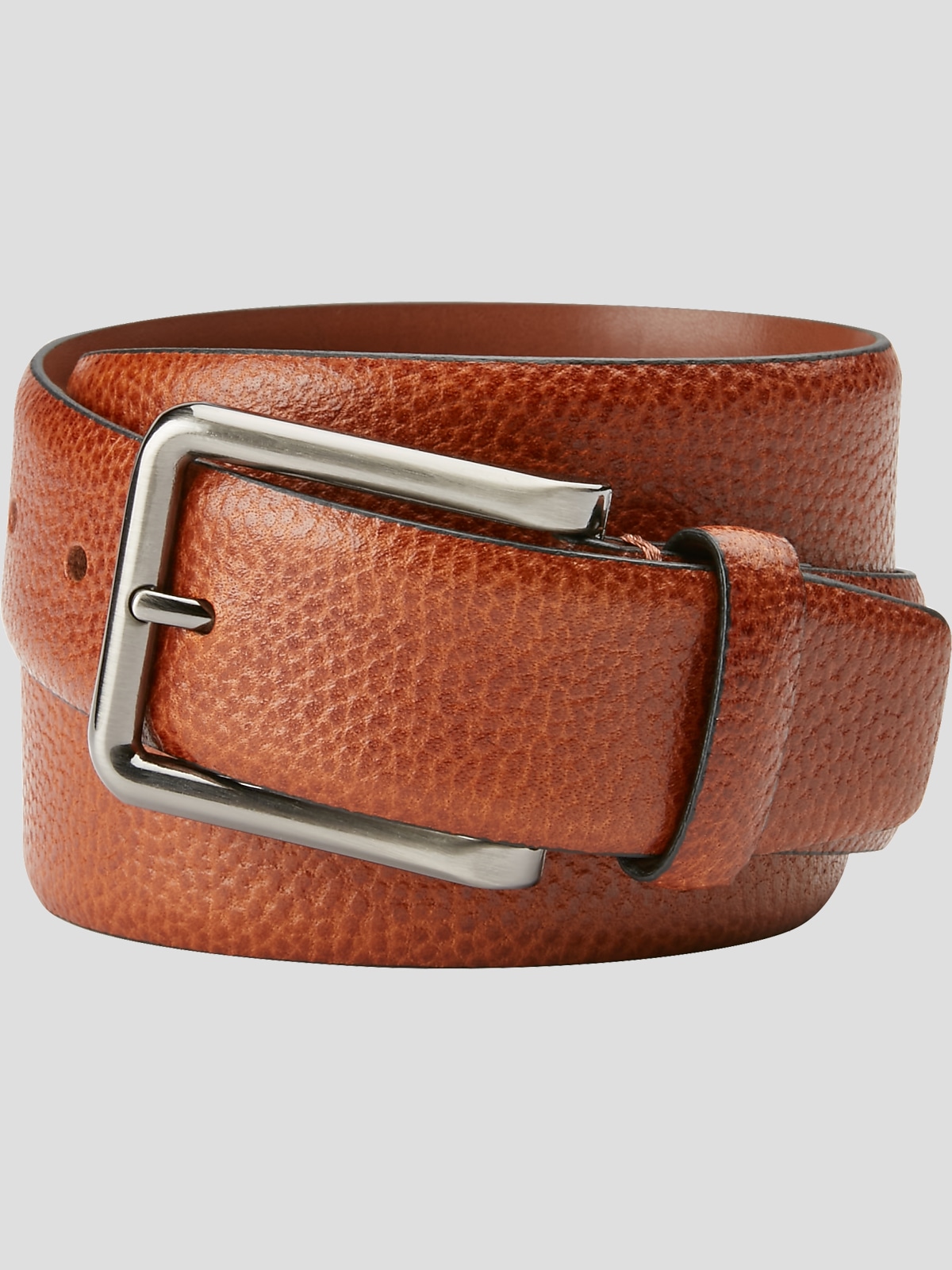 Joseph Abboud Feather Edge Leather Belt | Belts | Men's Wearhouse