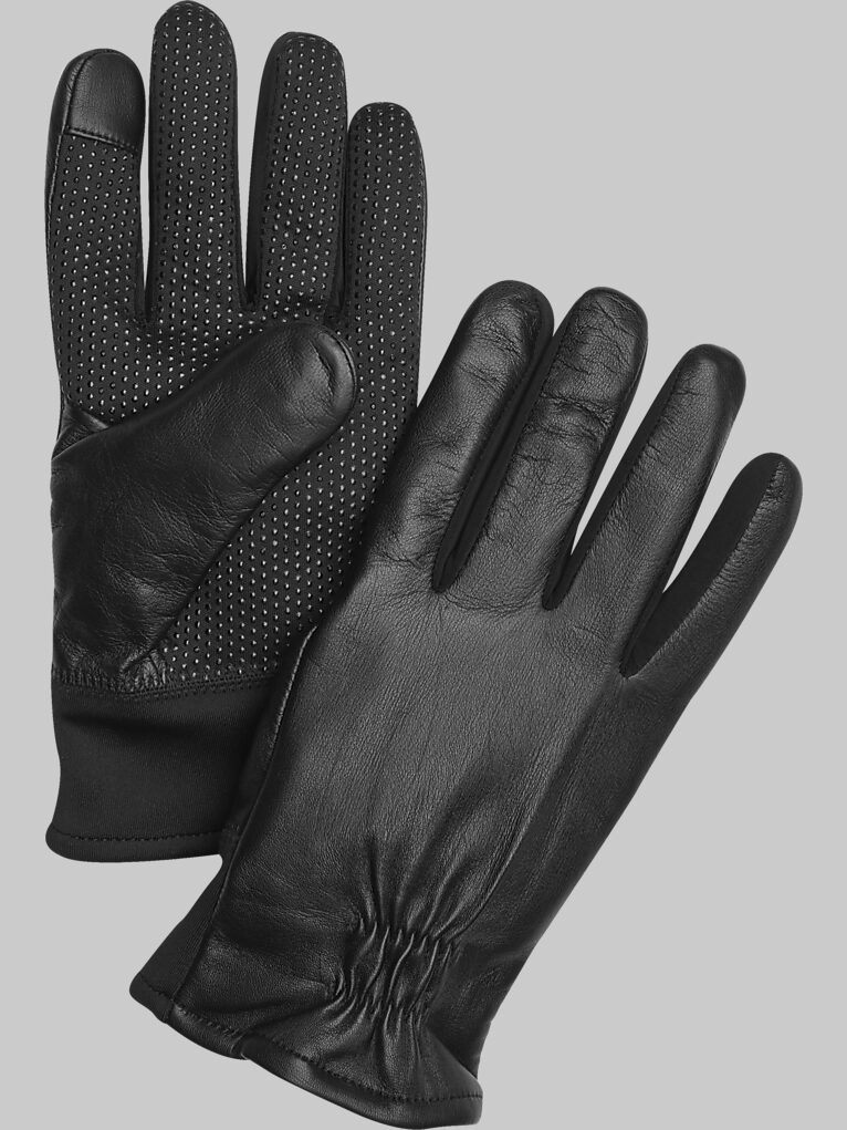 Pronto Uomo Leather Tech Gloves | Hats, Scarves, & Gloves| Men's Wearhouse