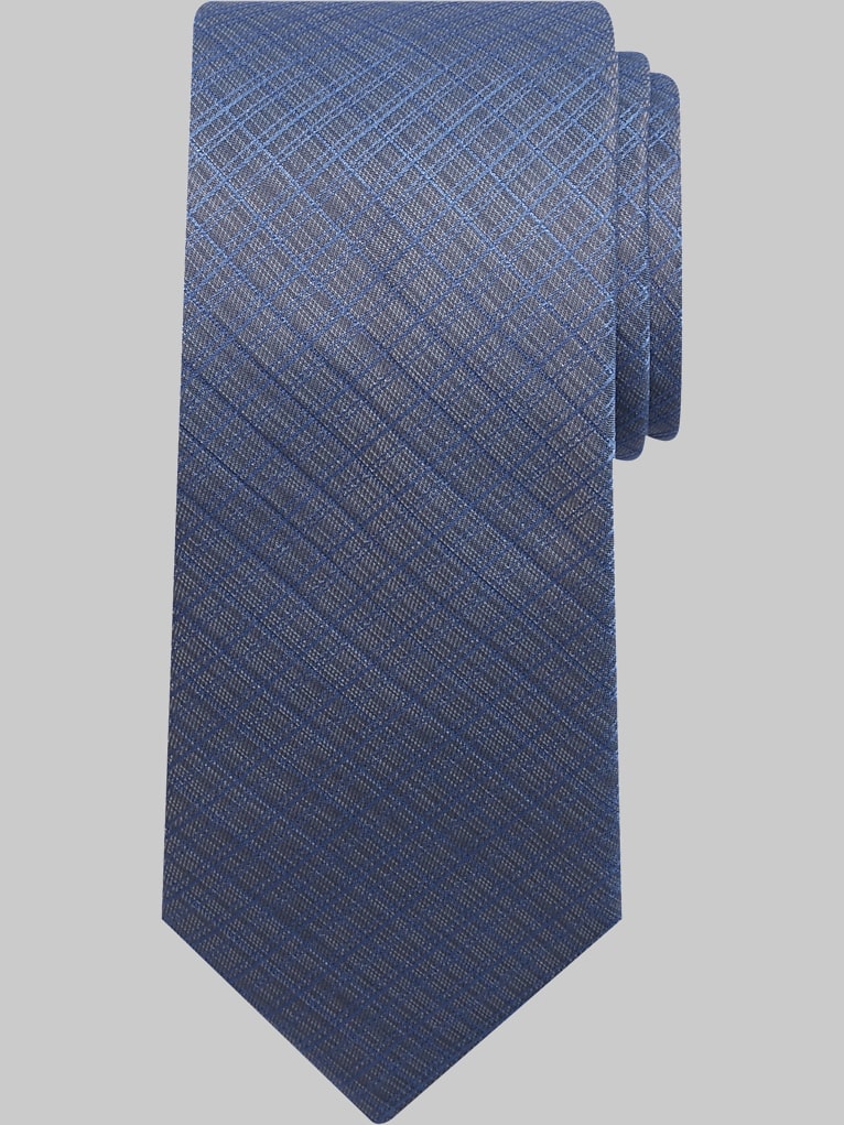 Awearness Kenneth Cole Hairlines Plaid Tie Ties Mens Wearhouse